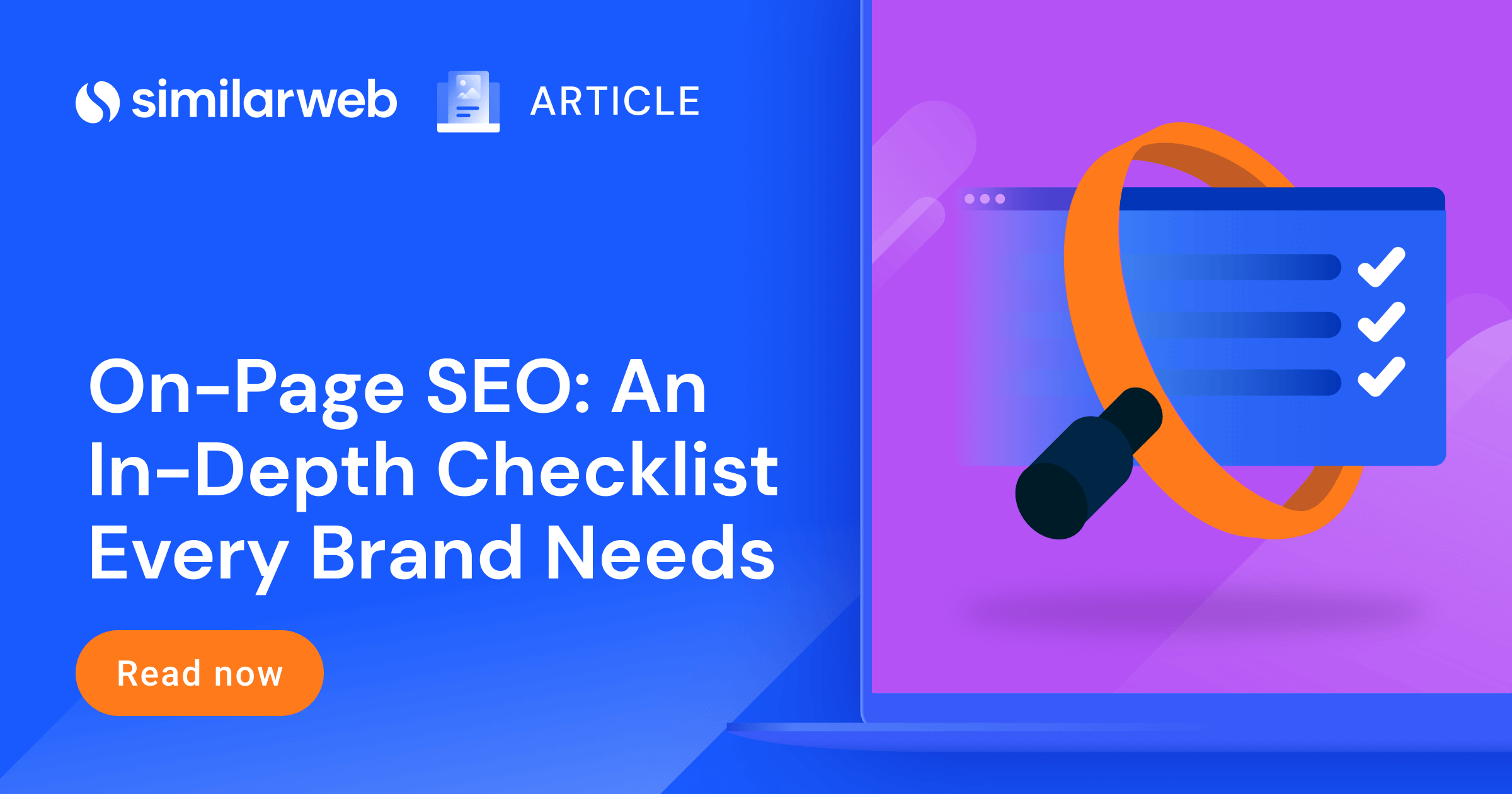 On-Page SEO - The 9 Steps Checklist | Similarweb