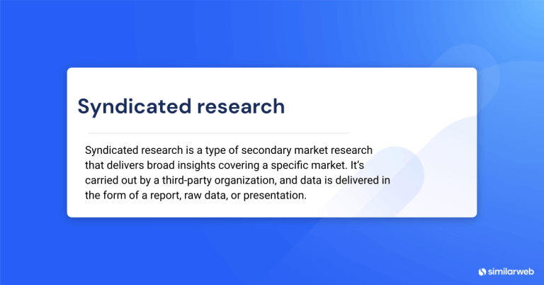 Syndicated Research: Explained and Explored | Similarweb