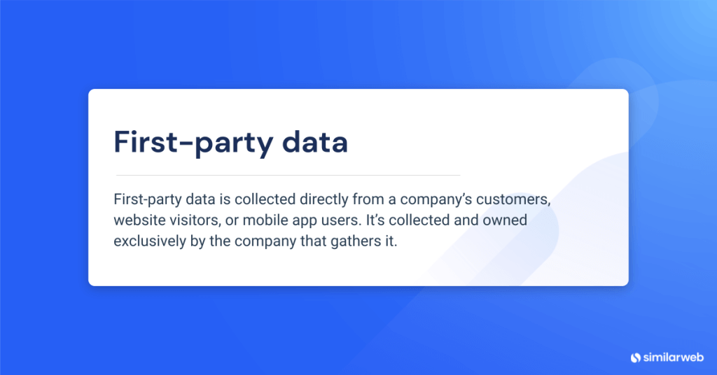 First-Party Data Explored and Explained | Similarweb