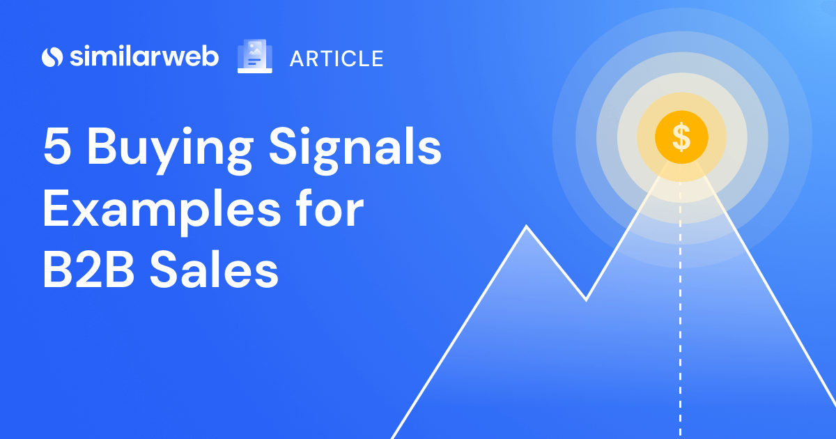 5 Buying Signals Examples for B2B Sales | Similarweb