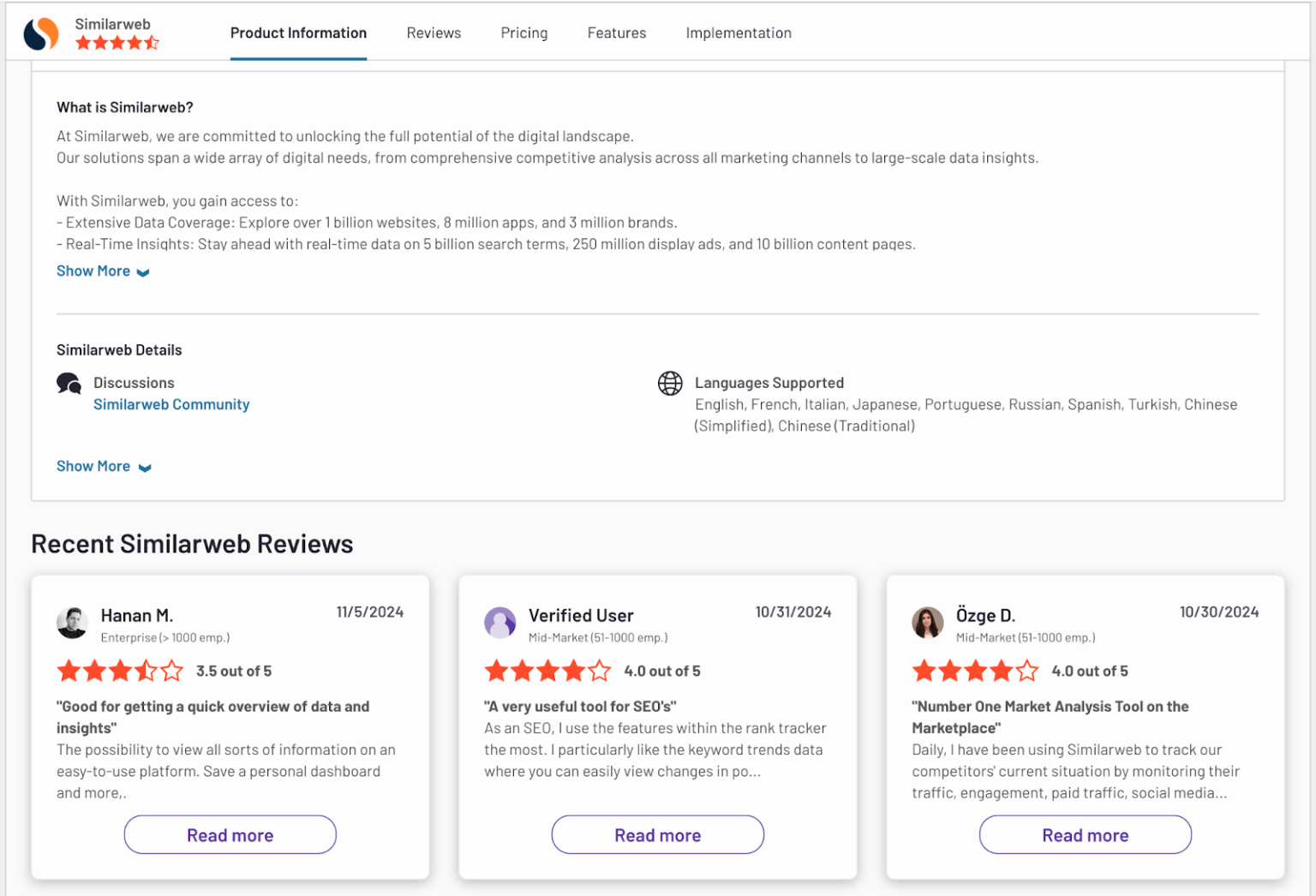 How To Create A Competitive Analysis - Guide + Templates | Similarweb