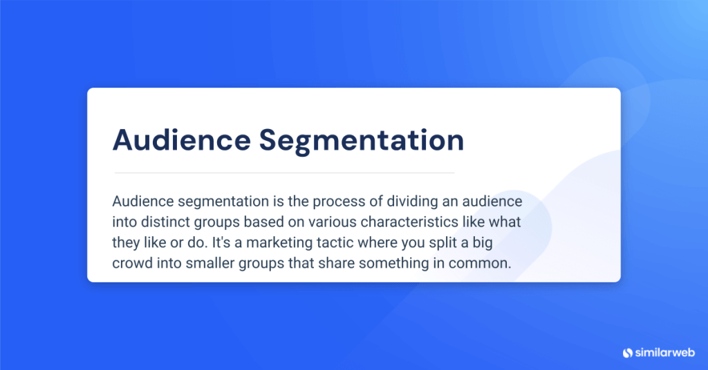 Audience Segmentation: Importance & Types | Similarweb